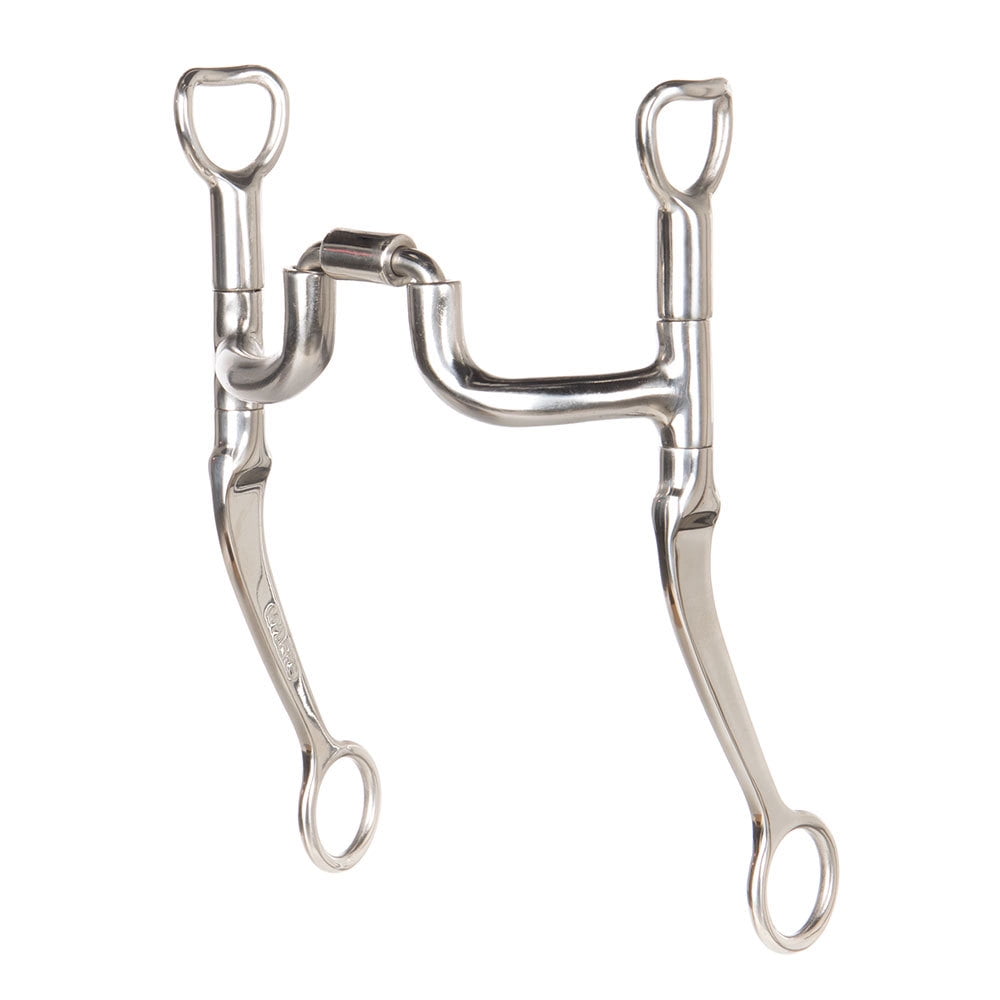 Myler Flat Shank with Correctional Ported Barrel MB 47PB (Stainless ...