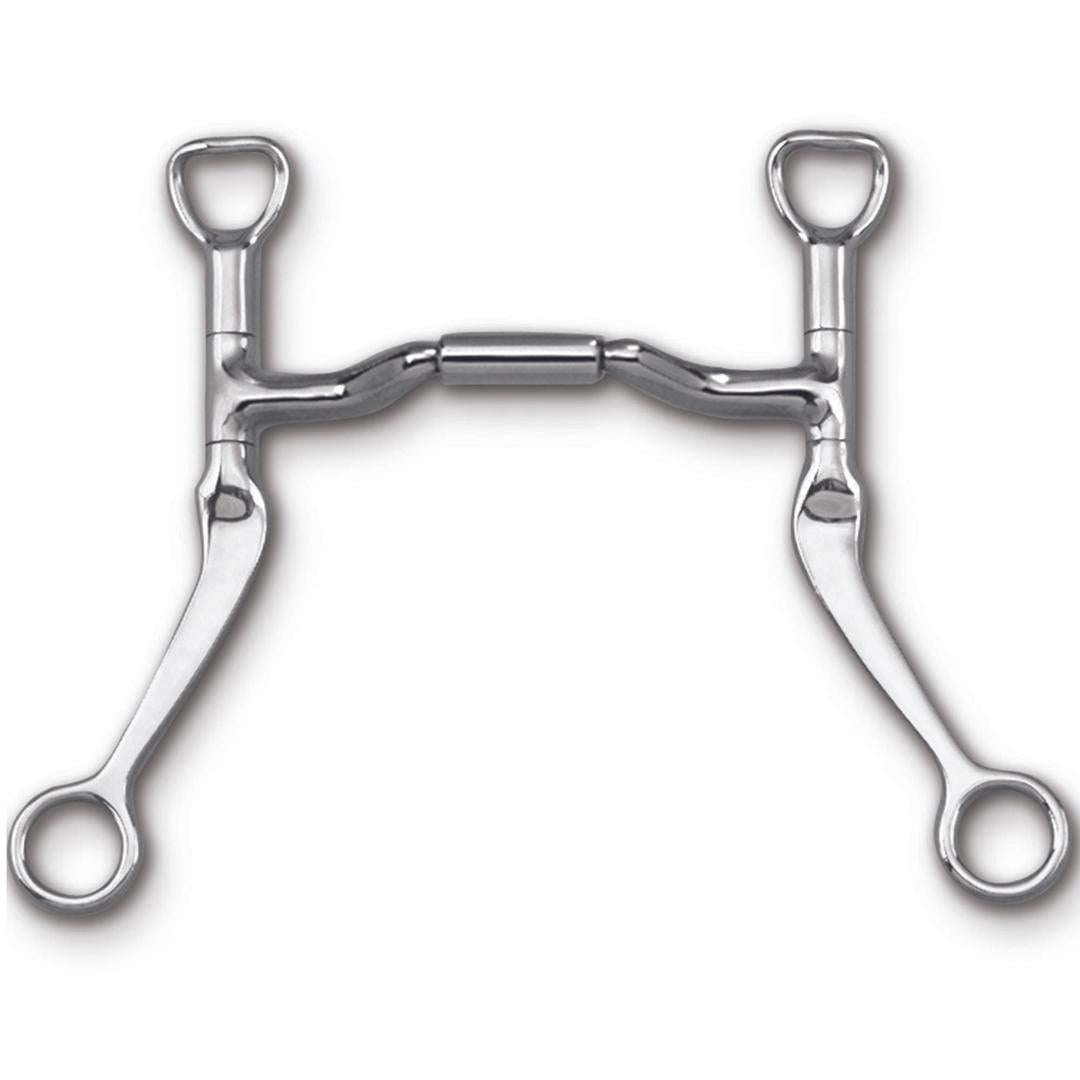 Myler Flat Shank with Mullen Forward Tilt Ported Barrel MB 36 - 5 ...