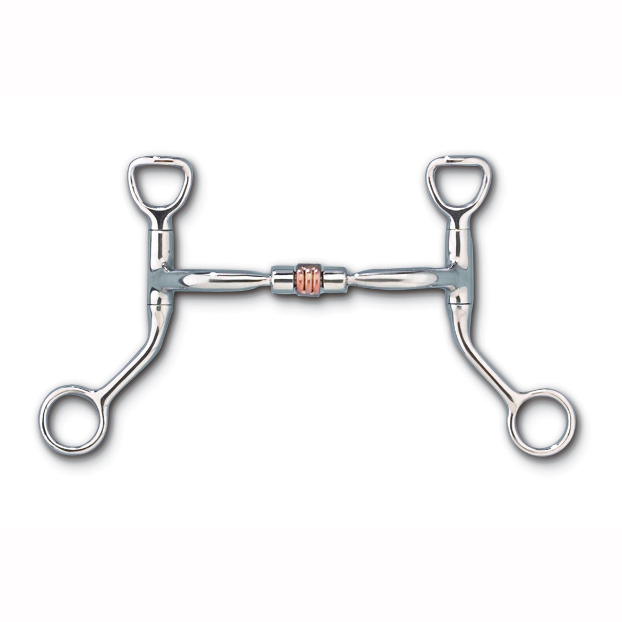 Myler HBT Shank Comfort Snaffle with Copper Roller MB 03 5" - Walmart.com