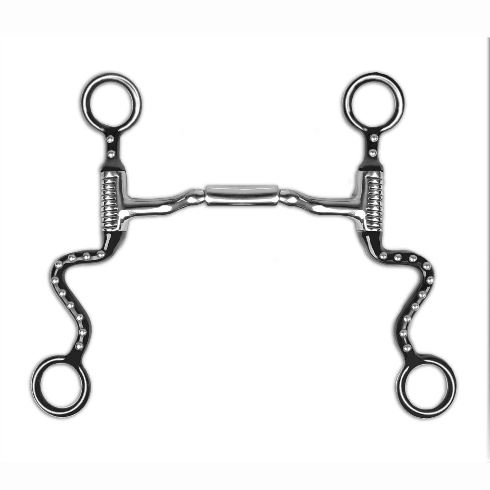 Myler Black Steel Seven Shank with Mullen Low Ported Barrel MB 06 #89 ...