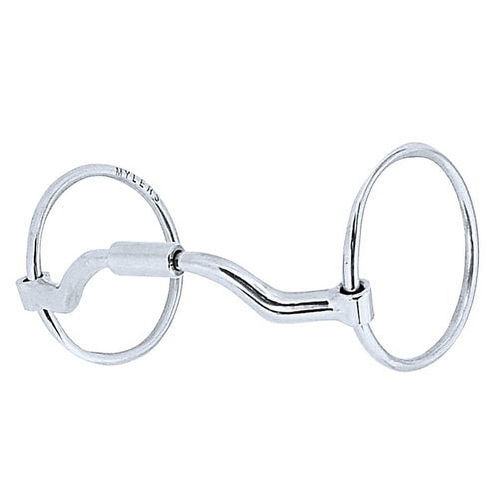 Myler Level 3 Loose Ring Low Wide Ported Barrel Snaffle Bit - Walmart.com