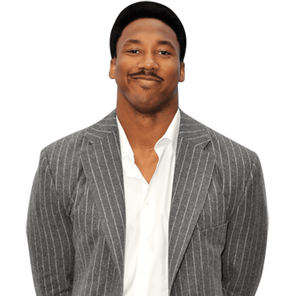Myles Garrett (Grey Suit) Half Body Buddy Cutout - Walmart.com