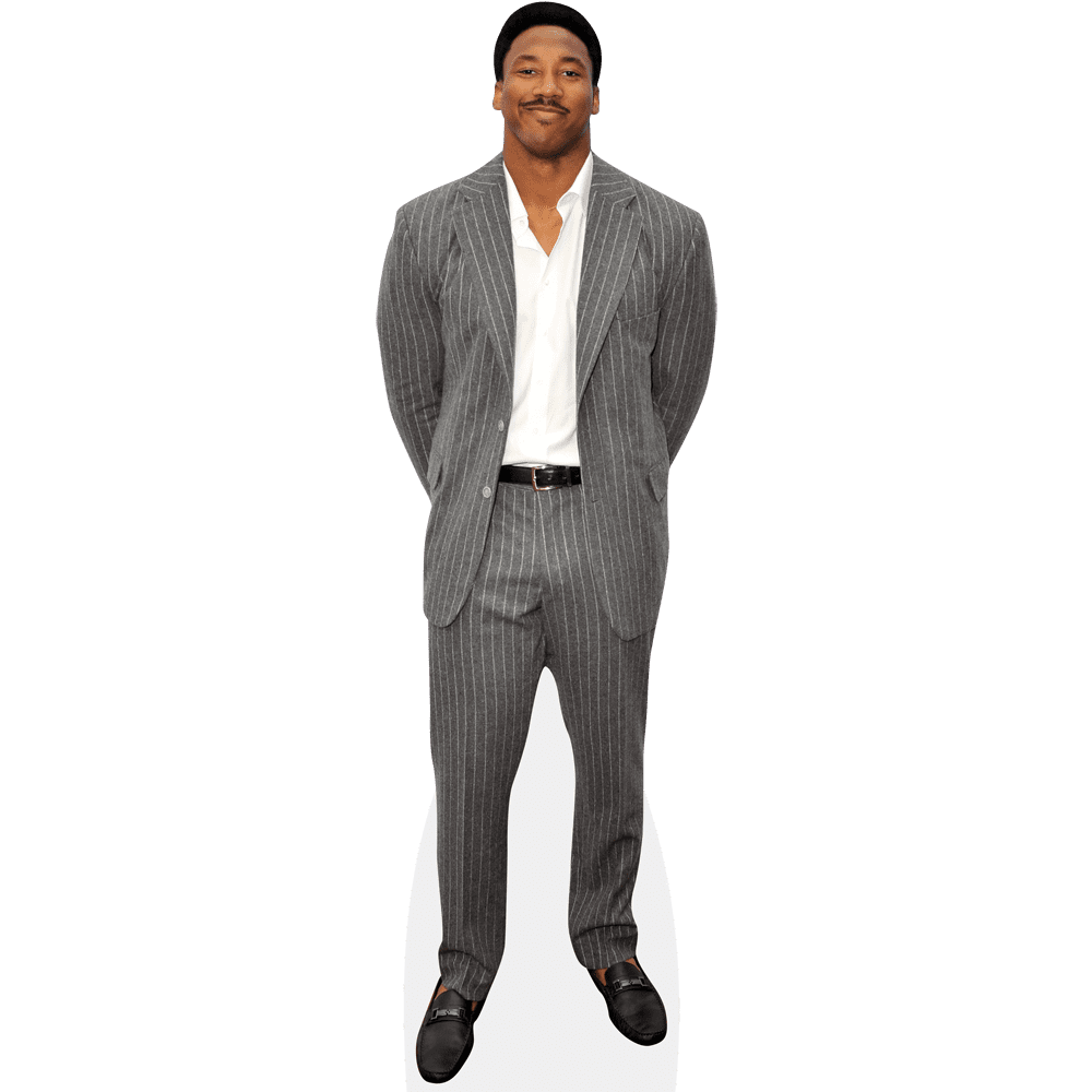Myles Garrett (Grey Suit) Mini Cardboard Cutout Standee - Walmart.com