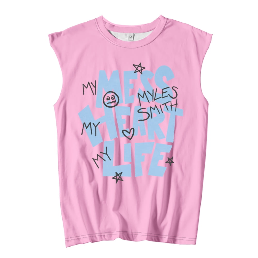 Myles Smith Merch Mess Heart Life T-shirt Summer Tank Top Unisex ...