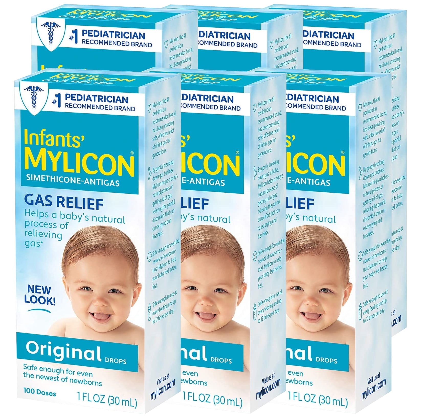 Mylicon Infant Drops Anti Gas Relief Original Formula For Babys, 0.5 Oz ...