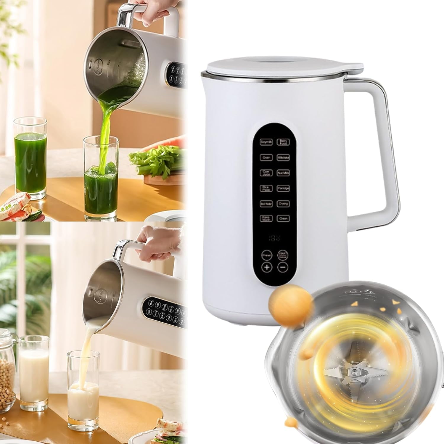 Mylk Machine, Mylk Machine No Straining - 12 Functions and 1.5L/53oz ...