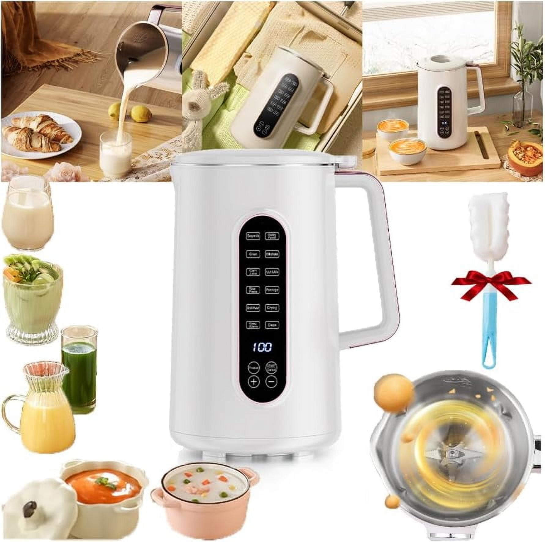 Mylk Machine, Mylk Nut Milk Maker Machine,12 Functions and 1.5L/53oz ...