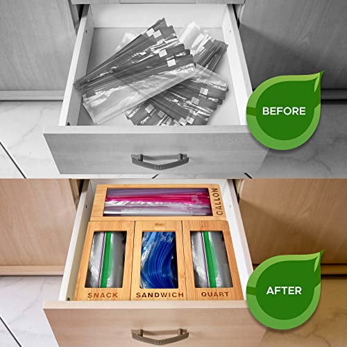 Ziploc Bag Drawer Organizer