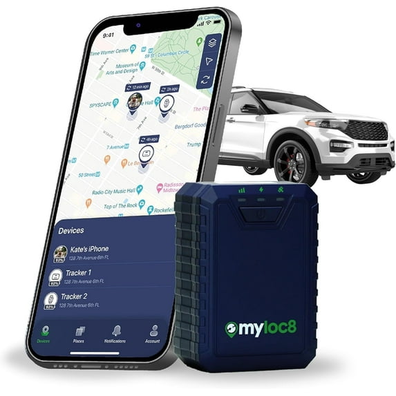 Myloc8 Ultra GPS Vehicle Tracker Waterproof Magnet 4G LTE - Walmart.com