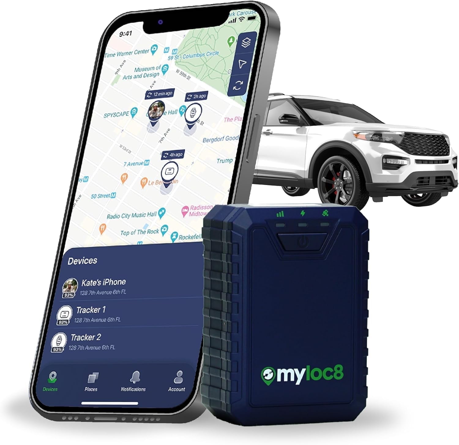 Myloc8 Ultra GPS Vehicle Tracker – Rugged Waterproof GPS Locator for ...