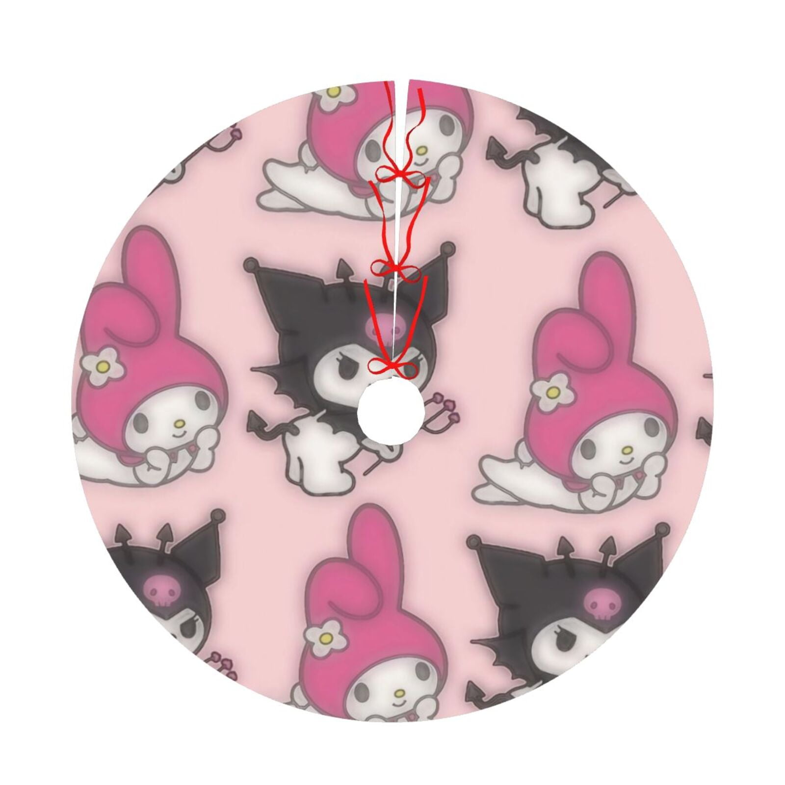 Mymelody And Kuromi Christmas Tree Skirt 36 Inch,Christmas Decorations ...