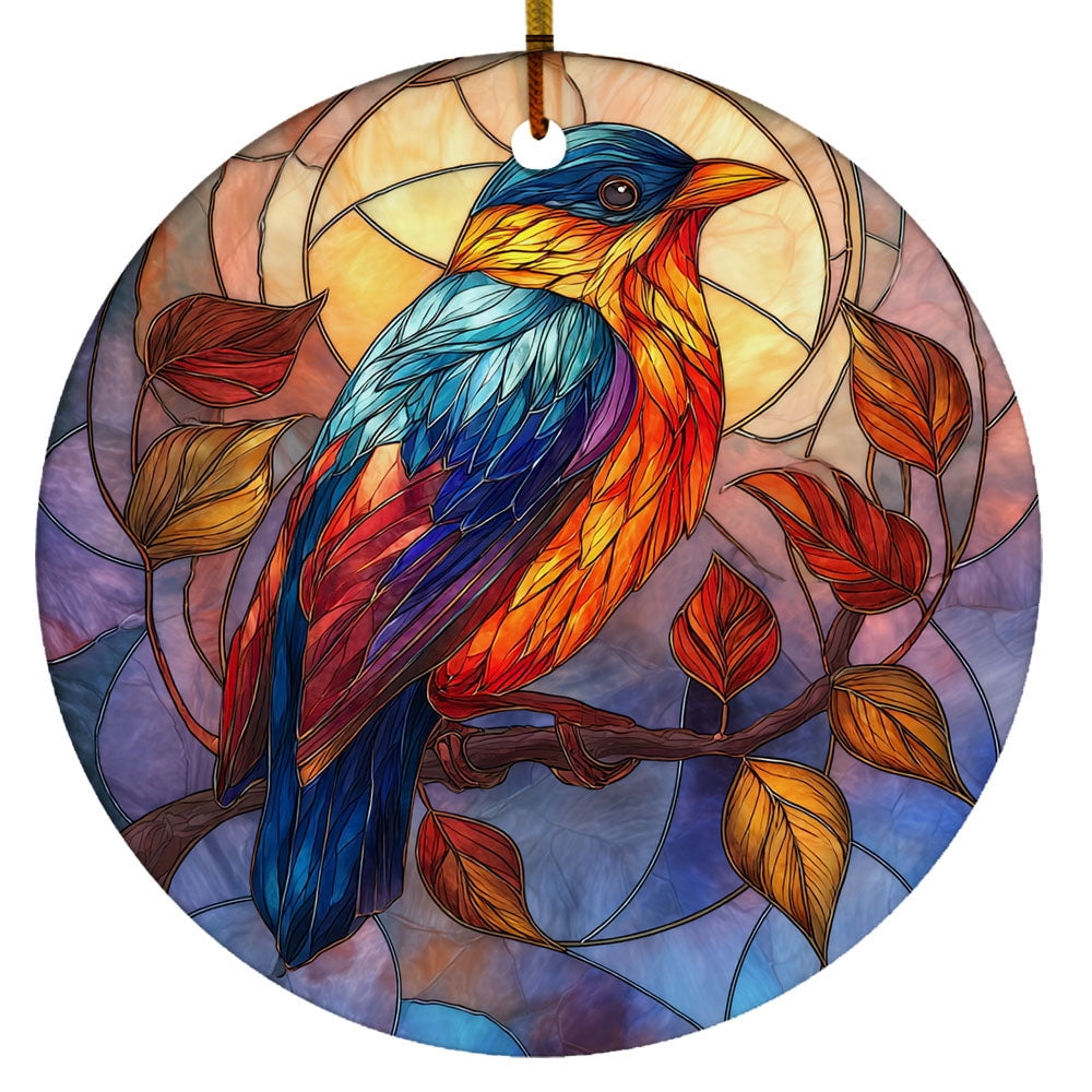 Mynah Ornament, 2025 Bird Christmas Ornament, Artistic Ceramic Tree ...