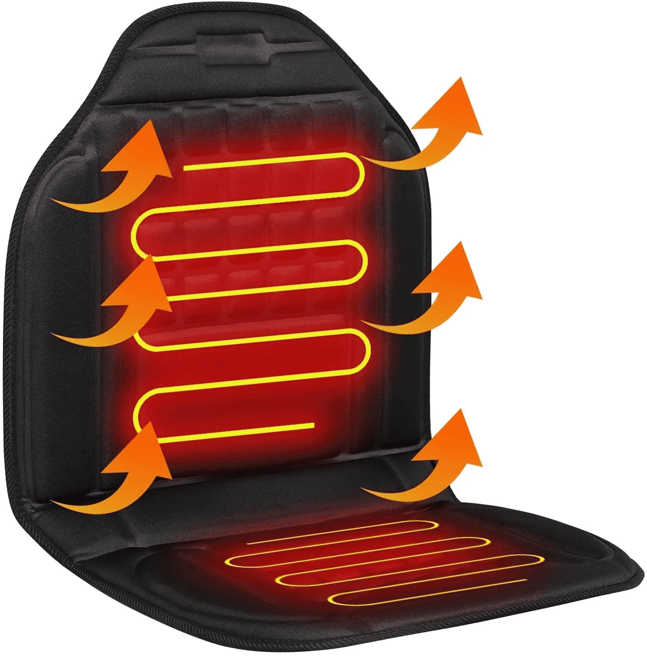 Mynt Universal Heated Heating Car Front Seat Cushion Cover Warm with ...