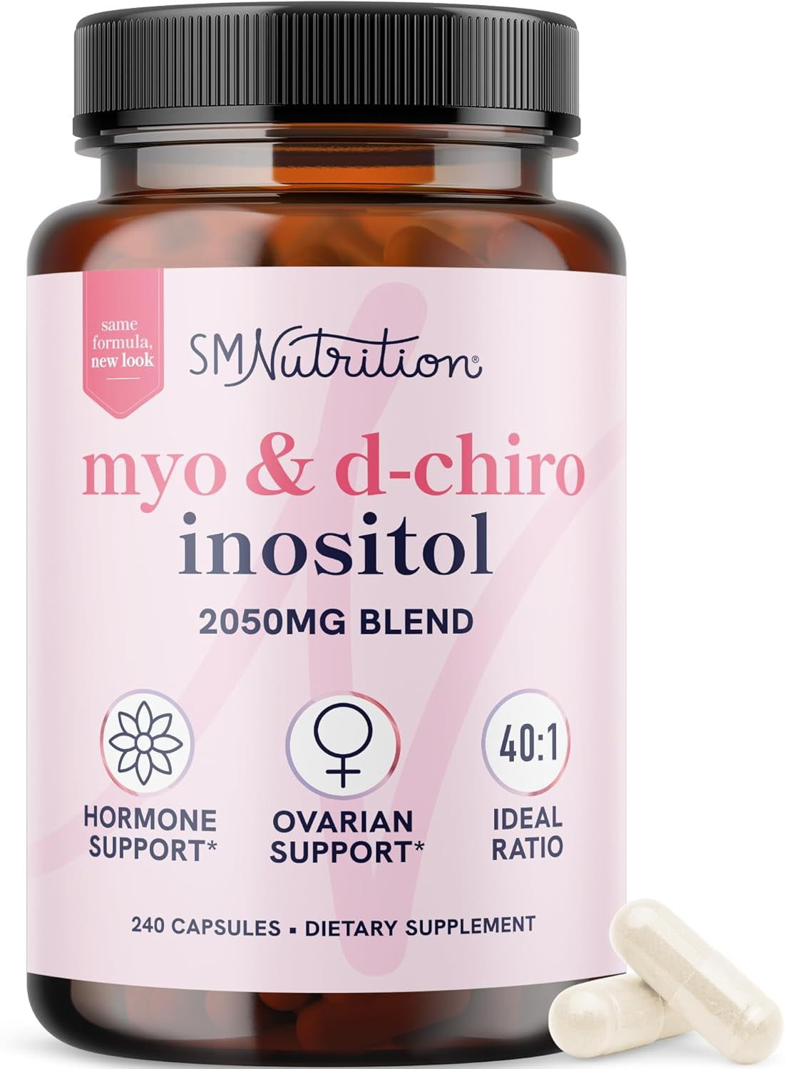 SM Nutrition Myo-Inositol & D-Chiro Inositol Hormone Balance Supplement ...