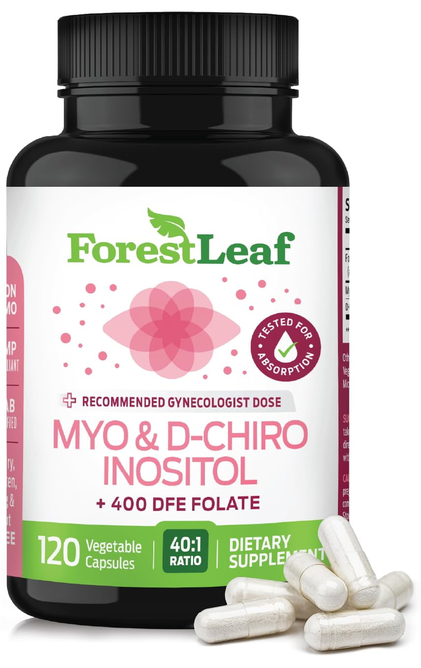 Myo-Inositol & D-Chiro Inositol Supplement for Women's Health ...