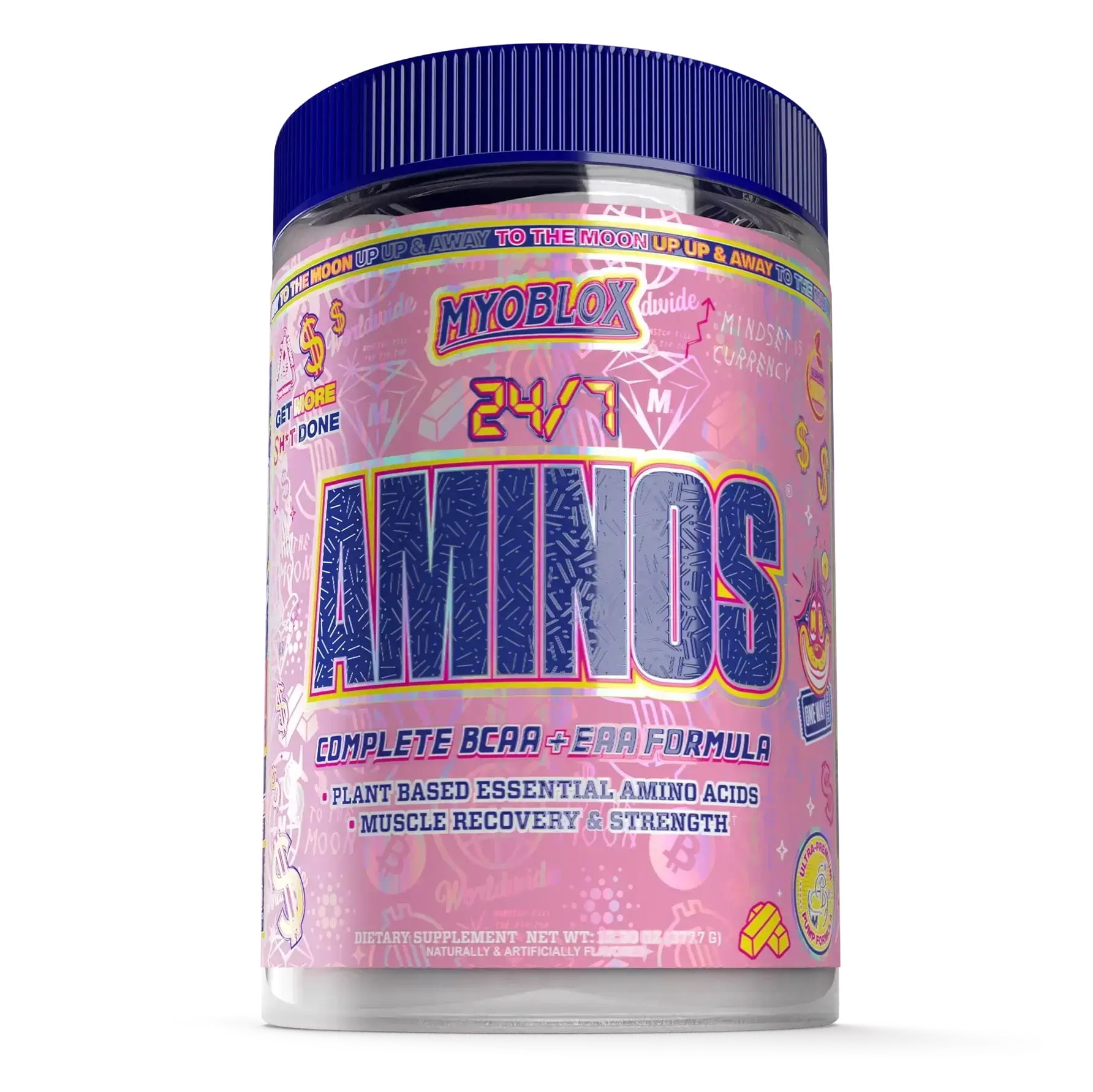 MyoBlox 24/7 Aminos Complete BCAA + EAA Formula (30 Servings, Color of ...
