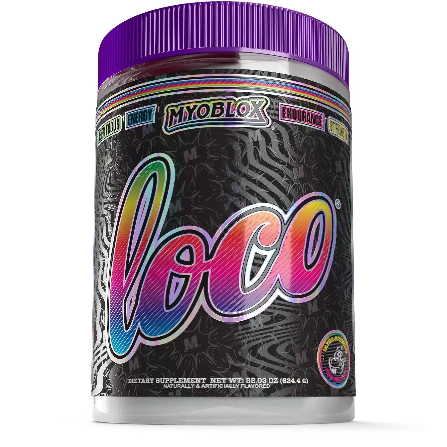 MyoBlox Loco Pre Workout (40 Servings, Galactic Glow) - Walmart.com