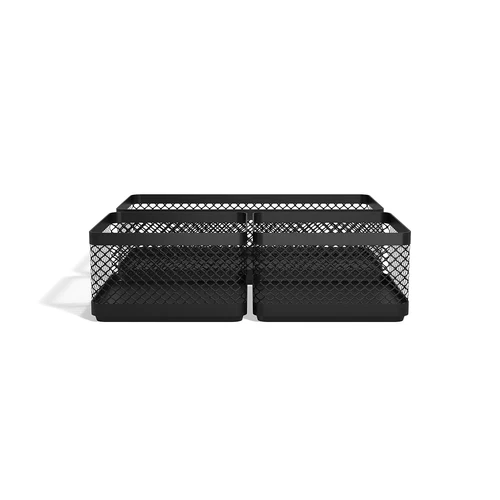Myofficeinnovations 3 Compartment Stackable Wire Mesh Desk Organizer ...