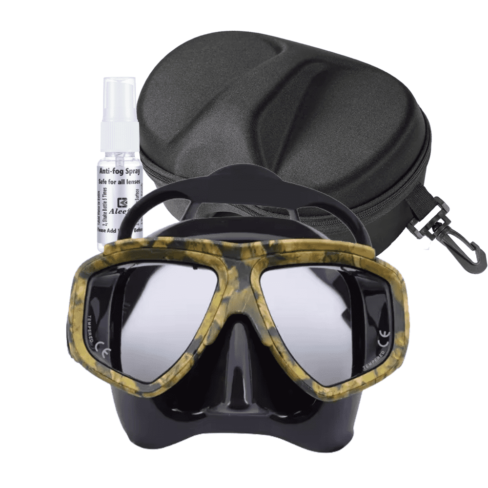 Myopia scuba diving Mask Camouflage anti fog for spearfishing gear ...
