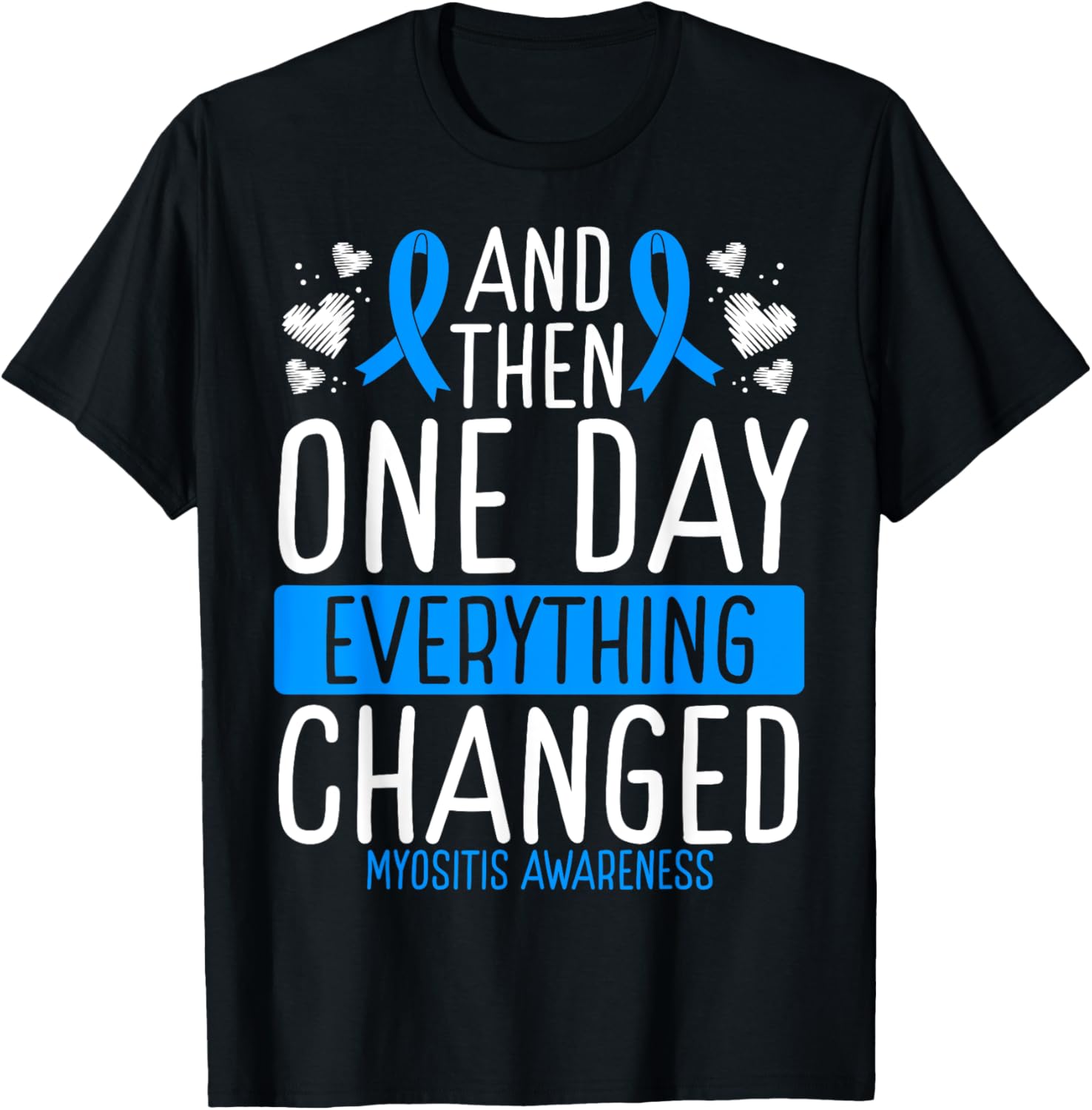 Myositis Awareness Ribbon Myositis Awareness Movement T-Shirt - Walmart.com