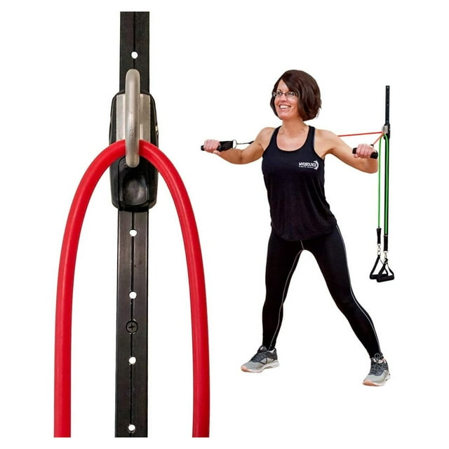 Myosource Space Saver Gym Resistance Bands Exercise Equipment for ...