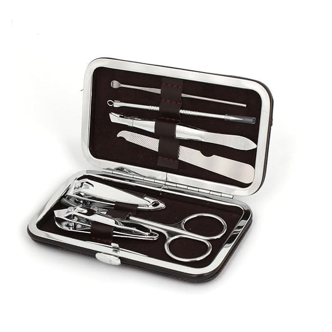 Mypleasureshopee 7in1 Portable Stainless Steel Manicure Pedicure Set ...