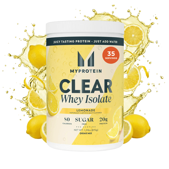 Myprotein, Clear Whey Isolate, Lemonade, 1.9 lbs, protein powder ...
