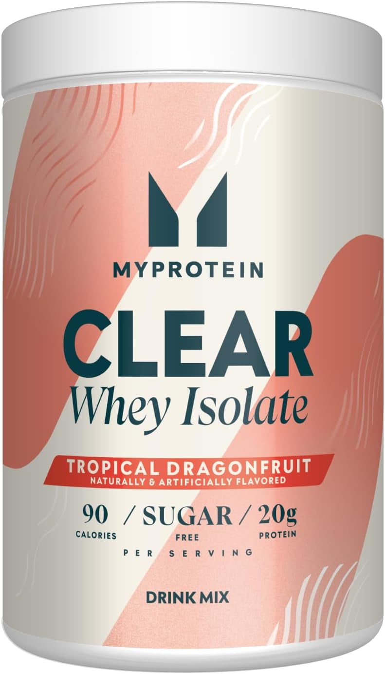 Myprotein Clear Whey Isolate Protein Powder, Tropical Dragonfruit, 1 ...