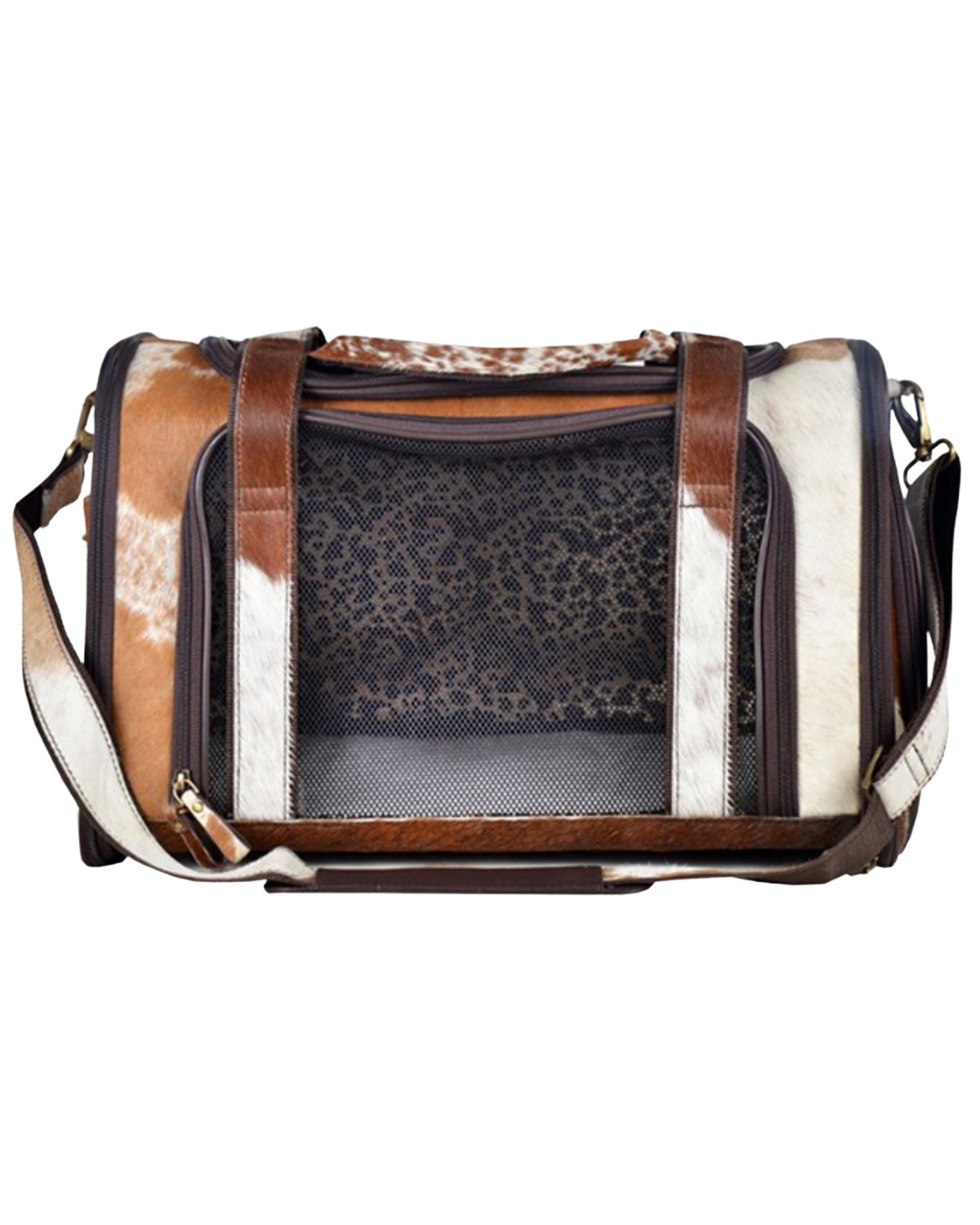 Myra Bag Unisex Window Hair-On Leather Dog - S-5783 One Size - Walmart.com
