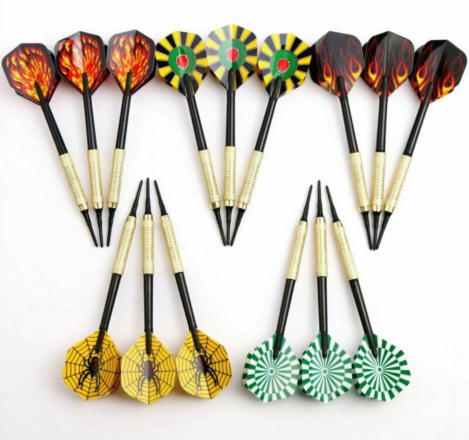 Myriann Plastic Soft Tips Dart Set (15 Count) - Walmart.com