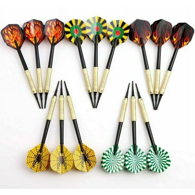 Myriann Plastic Soft Tips Dart Set (15 Count) - Walmart.com