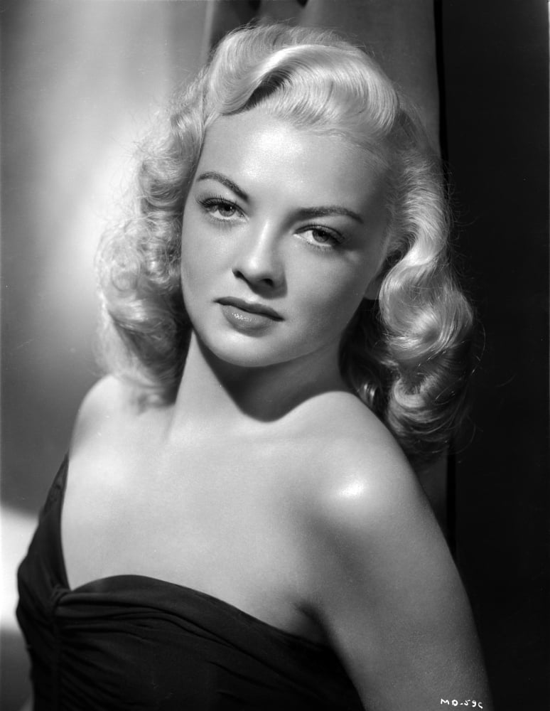 Myrna Dell posed in Portrait in Black and White Photo Print (24 x 30 ...
