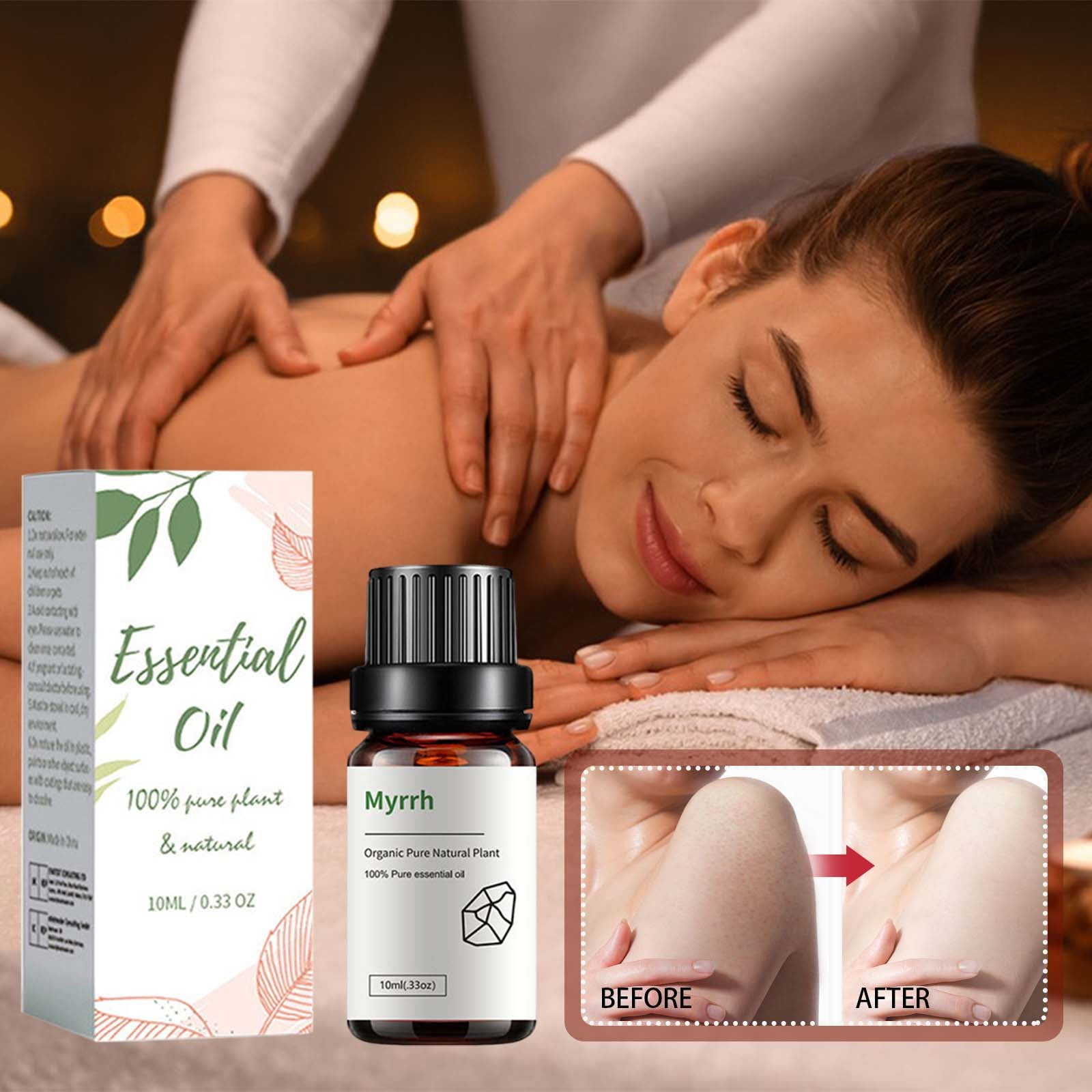 Myrrh Essential Oil, Pure and Natural Oil, Premium Grade Essential Oils for Hair Care, Home ...