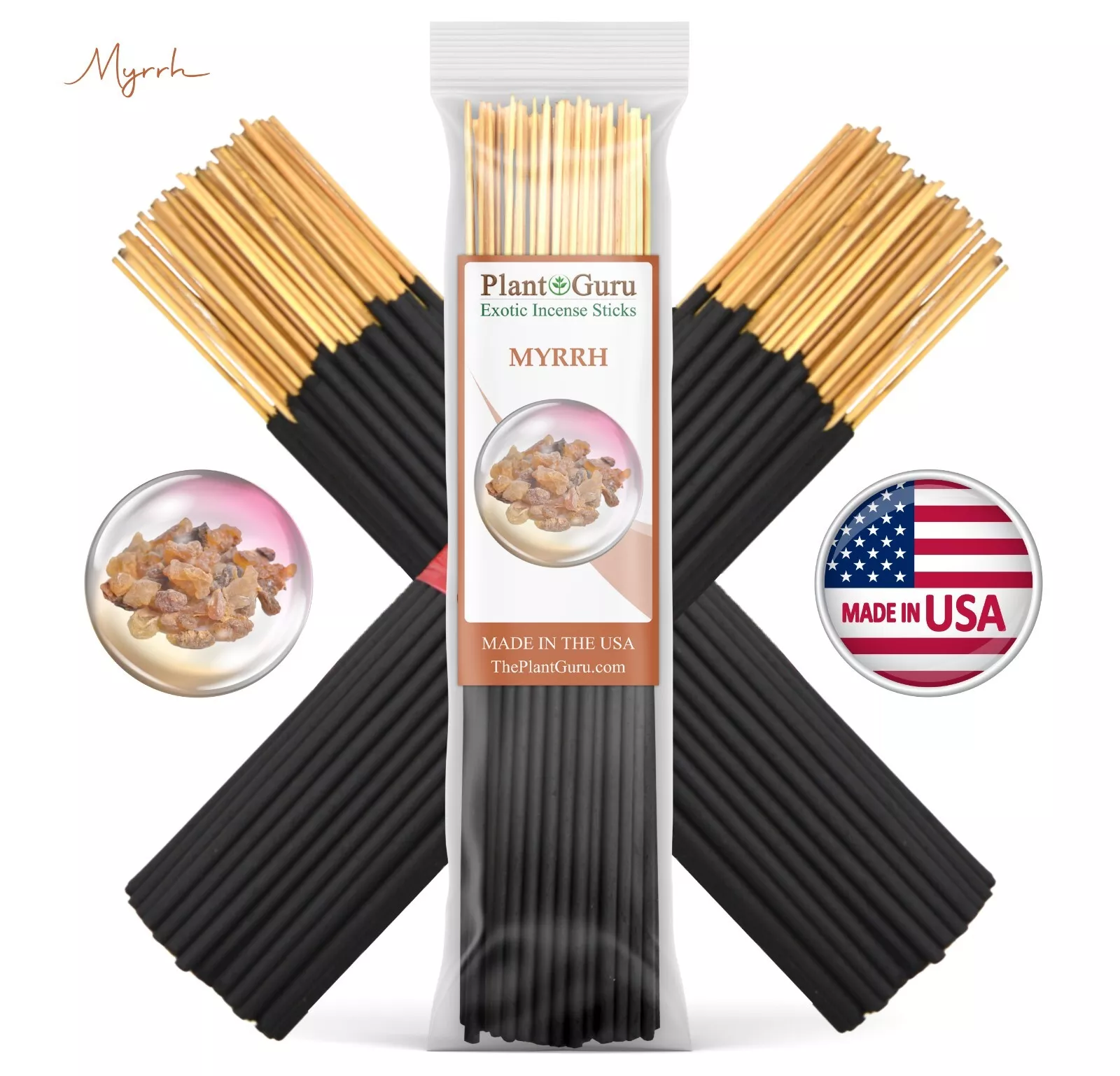 Myrrh Incense Sticks 7" Bulk - 1 Bundle 85 to 100 Sticks - Smooth and ...