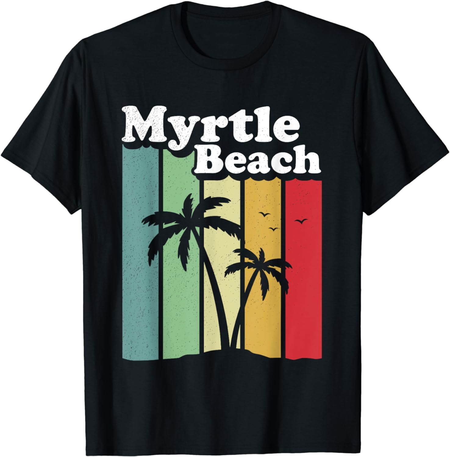 Myrtle Beach Retro Myrtle Beach T-Shirt - Walmart.com