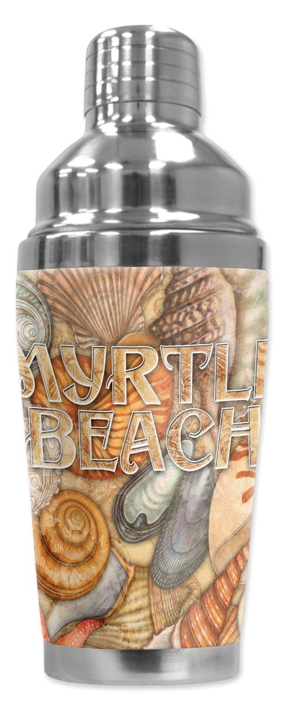 Myrtle Beach Sea Shells - Mugzie Cocktail Shaker - Walmart.com