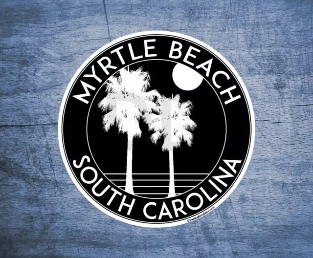 Myrtle Beach South Carolina Beach Sticker Decal Phone Decal Water ...