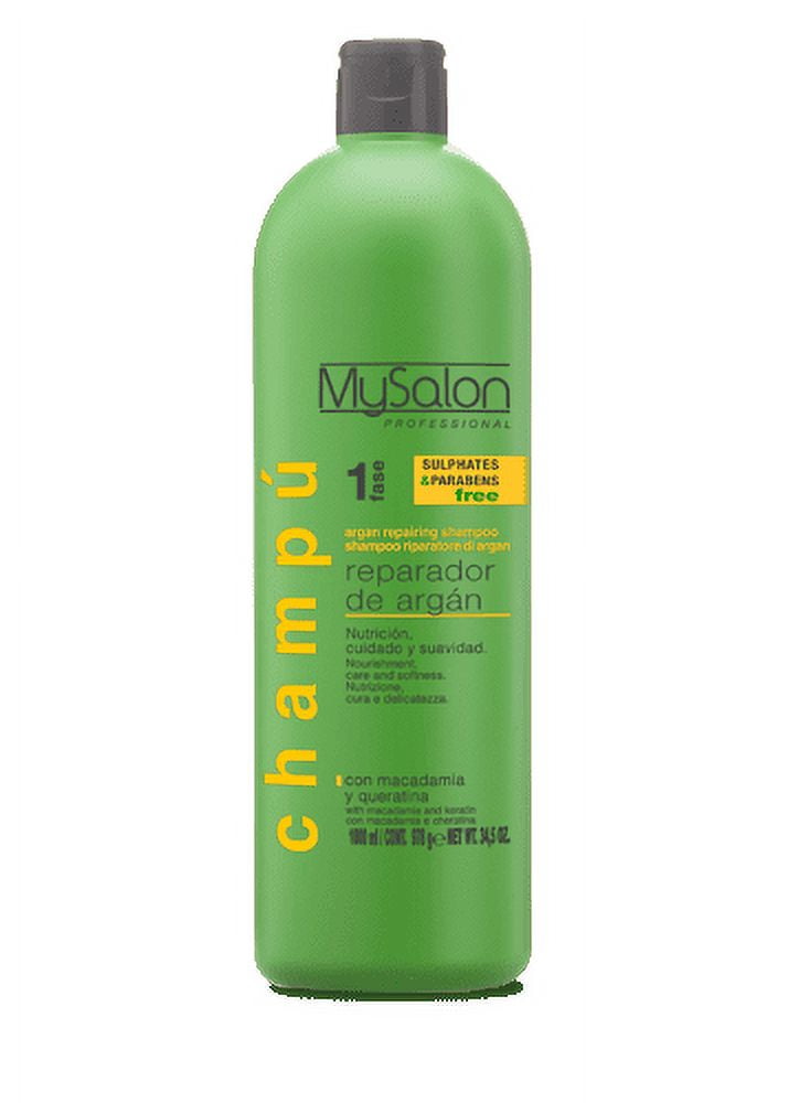 Mysalon Professional Argan and Keratine Repairing Shampoo - Step 1 - 34 ...