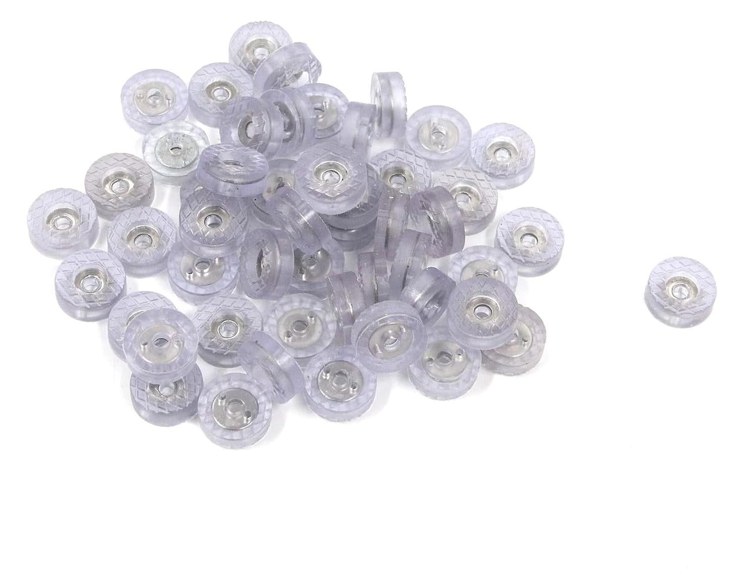 Myst Design 0.71" Diameter Transparent Circular Rubber Foot Bumpers ...