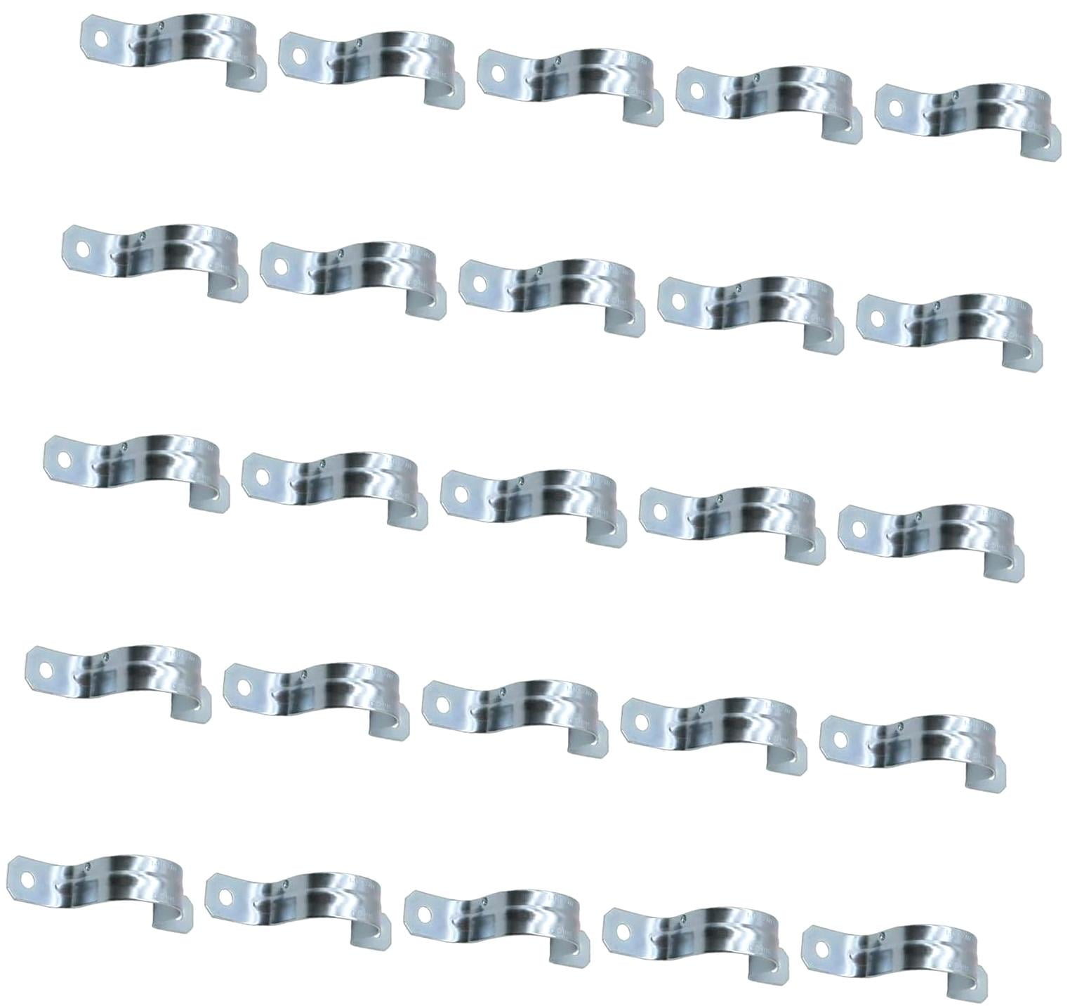 Myst Design 1-1/4 Inch Zinc- Steel Conduit Supports, Dual Hole Cable U ...