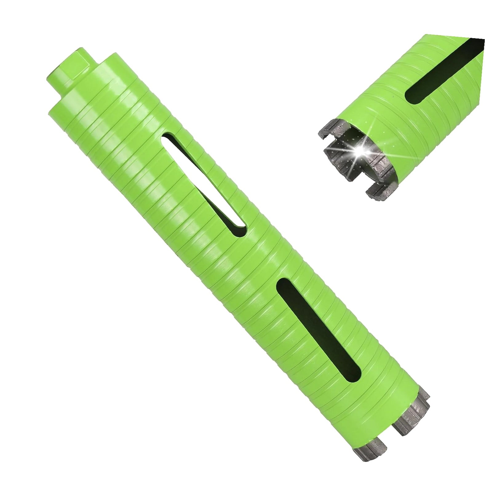 Myst Design 1 Inch Dry Core Drill Bit, 5/8"-11 Threaded Core Bits for Concrete, 10" Depth Welded ...