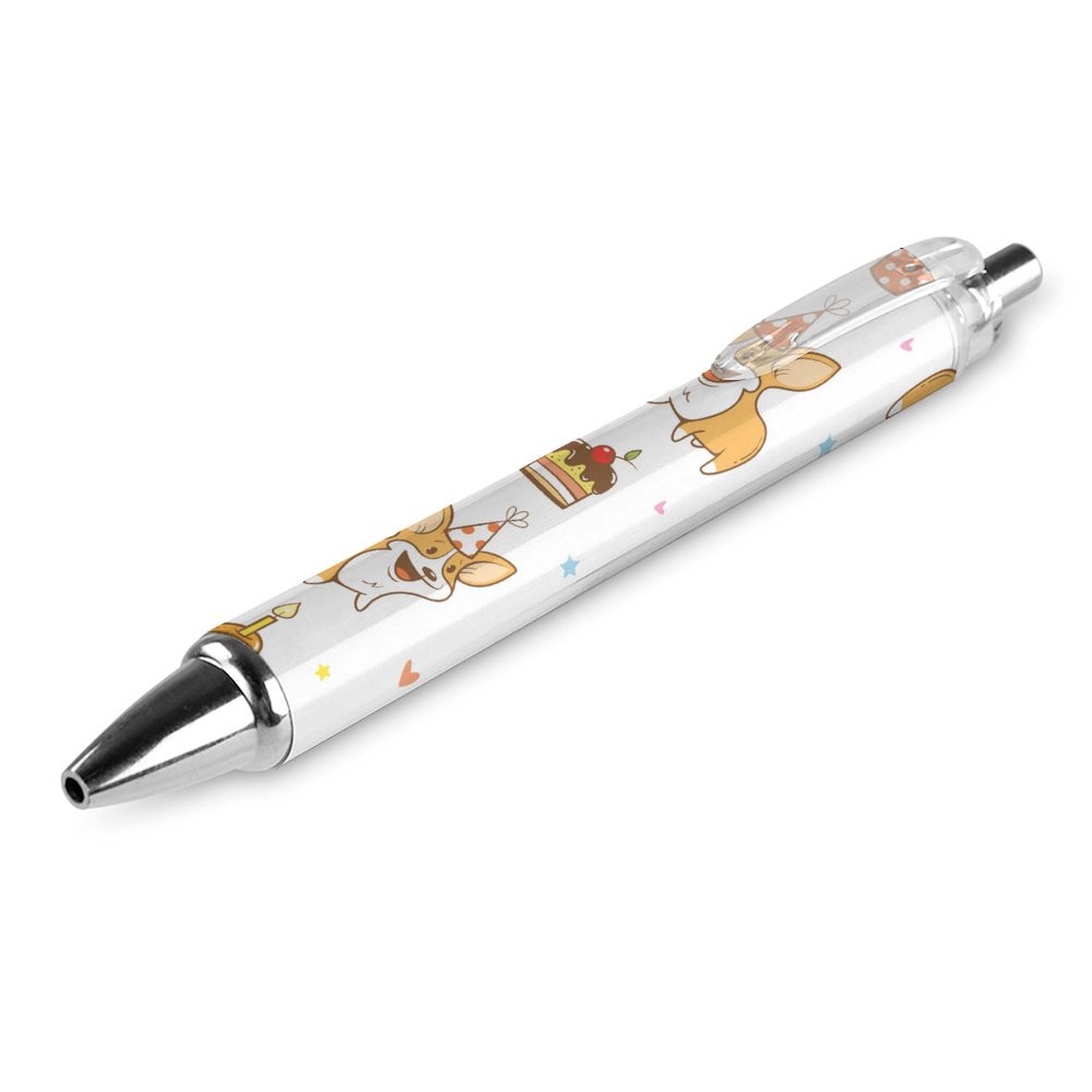 Myst Design 1 PCS Ballpoint Pen Black Ink Ball Pen, Pattern Cute ...