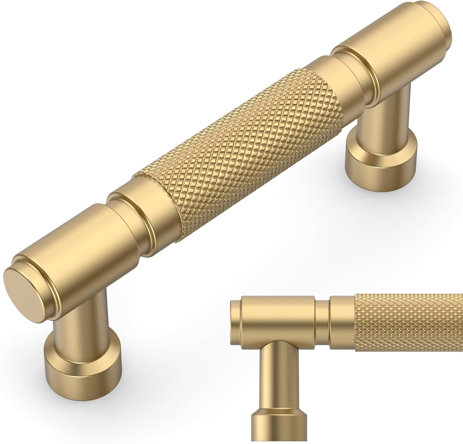 Myst Design 10 Pack Bronze Knurled Cabinet Pulls 3 Inch(76mm) Hole ...