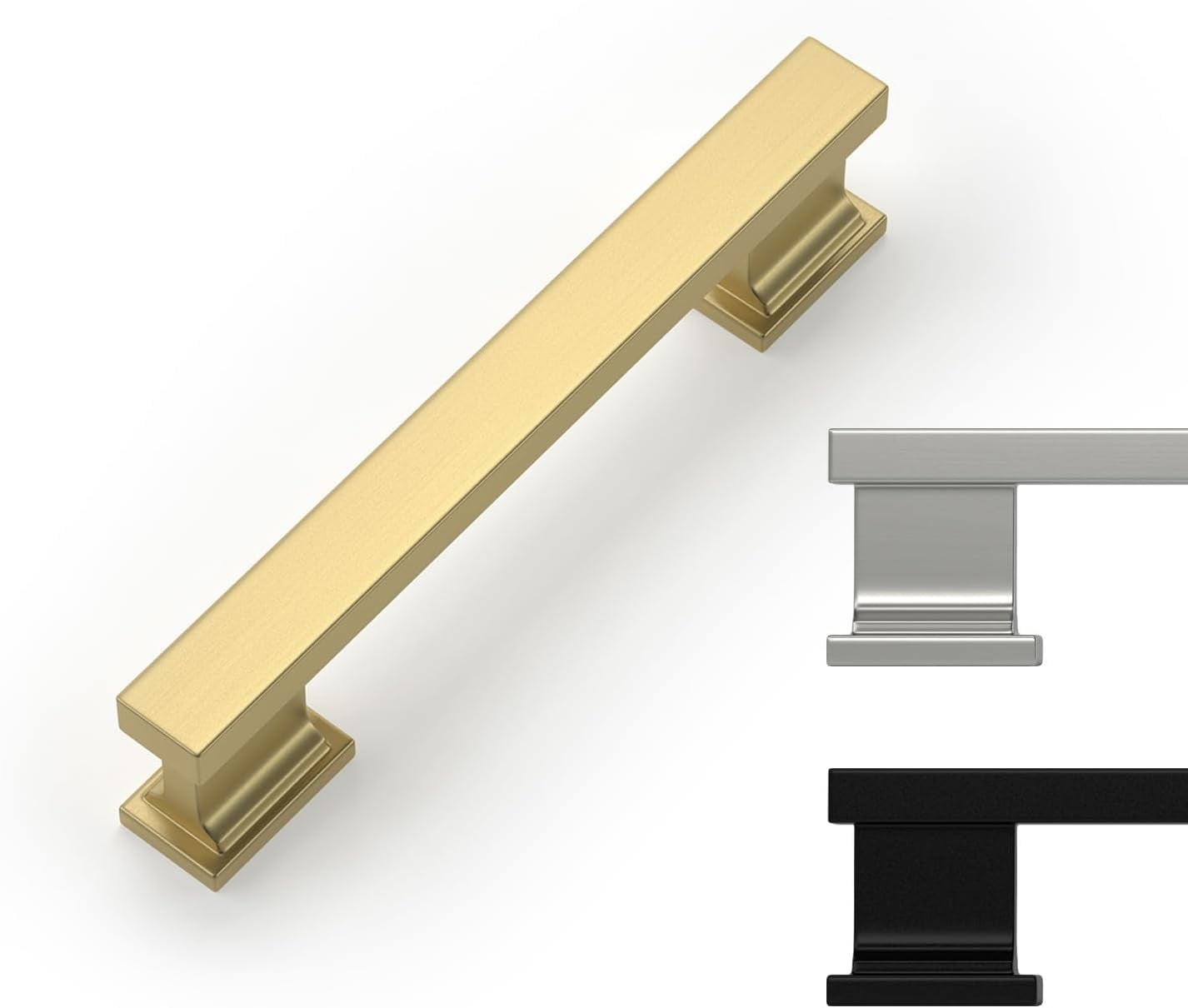 Myst Design 10 Pack Cabinet Handles, 3-3/4inch Hole Center Pulls ...