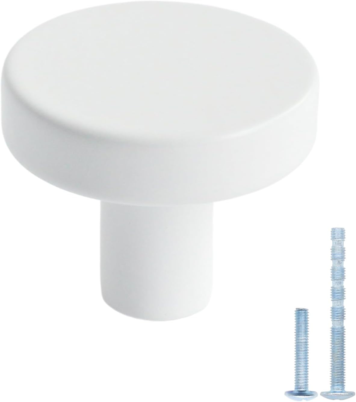Myst Design 10 Pack White Cabinet Knobs Dresser Knobs, Kitchen Cabinet ...
