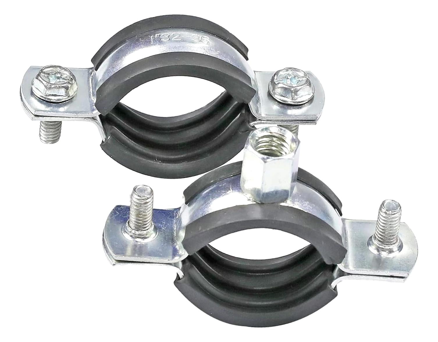 Myst Design 10-Piece Split Pipe Hanger Set, Adjustable Pipe Bracket ...