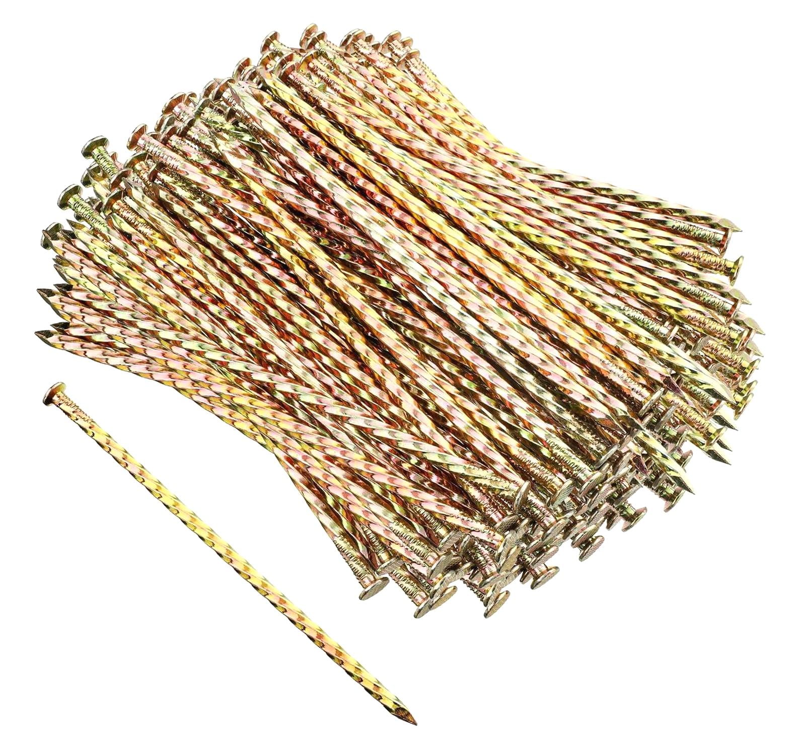 Myst Design 100 Pcs Artificial Turf Stakes Galvanized Metal Spiral ...