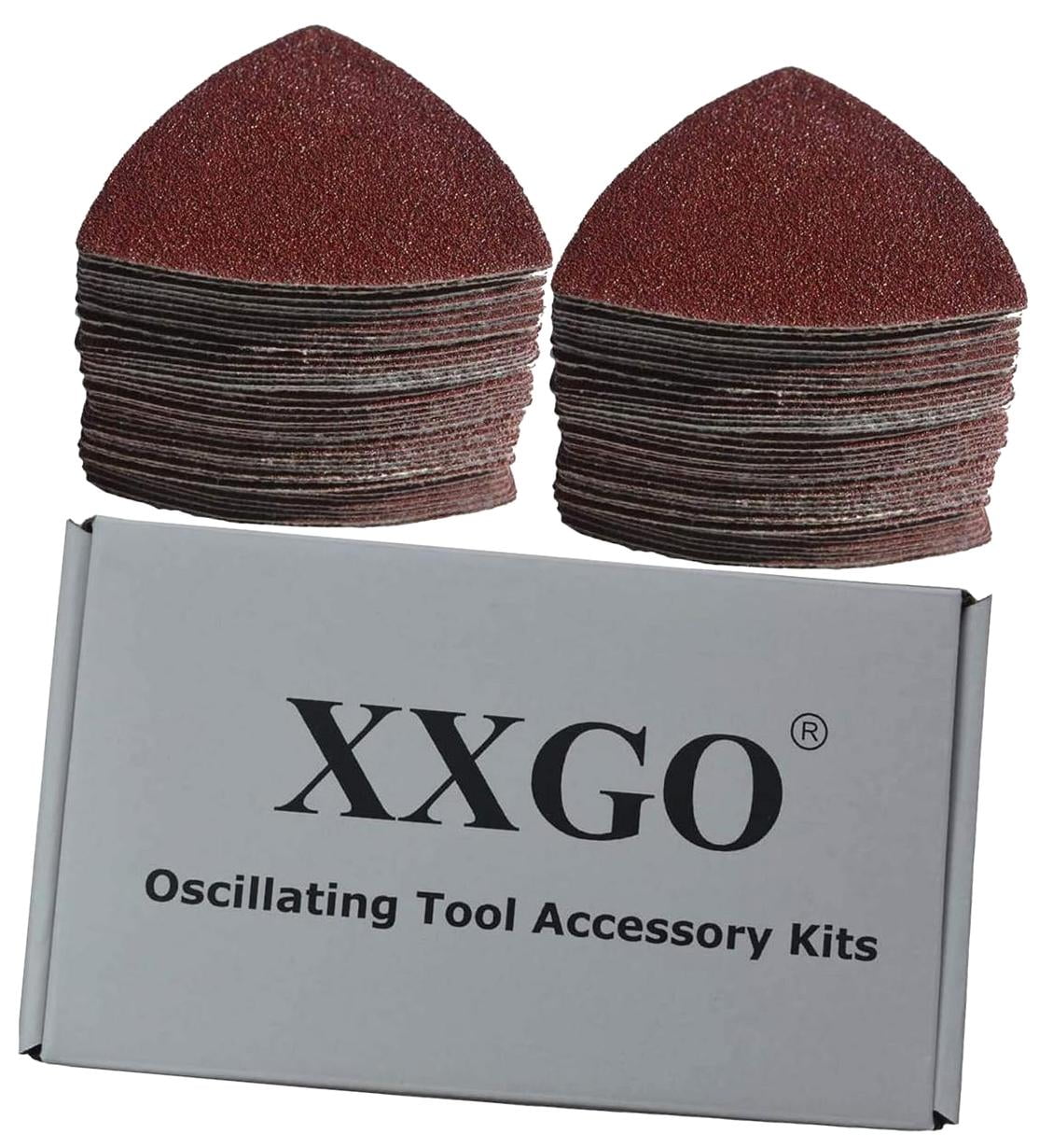 Myst Design 100 Pieces 60 Grit 3.5 Inch 90mm Triangular Hook and Loop ...