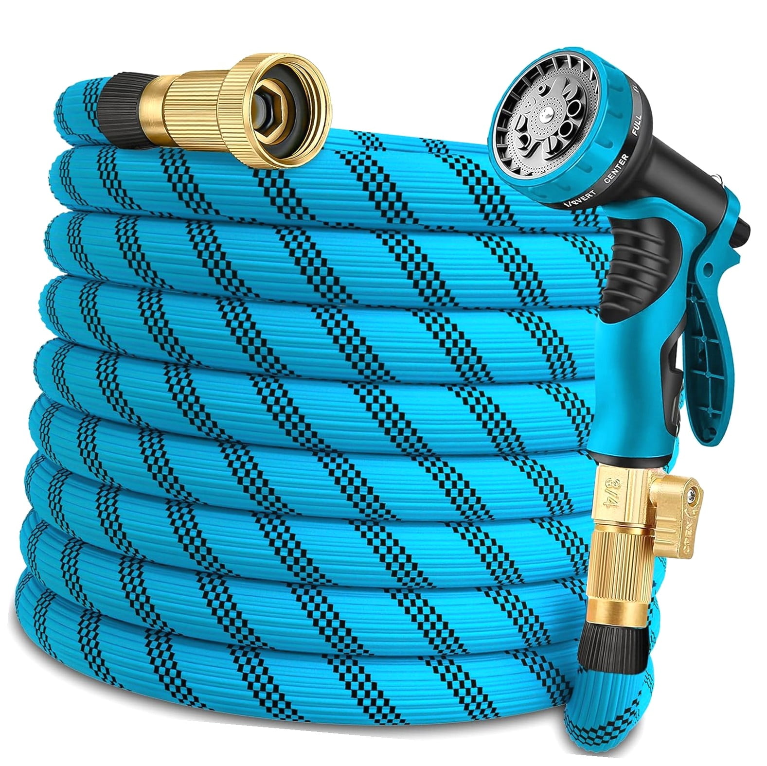 Myst Design 100 ft Water Hose with 10 Function 3/4" Connectors 2025 New ...