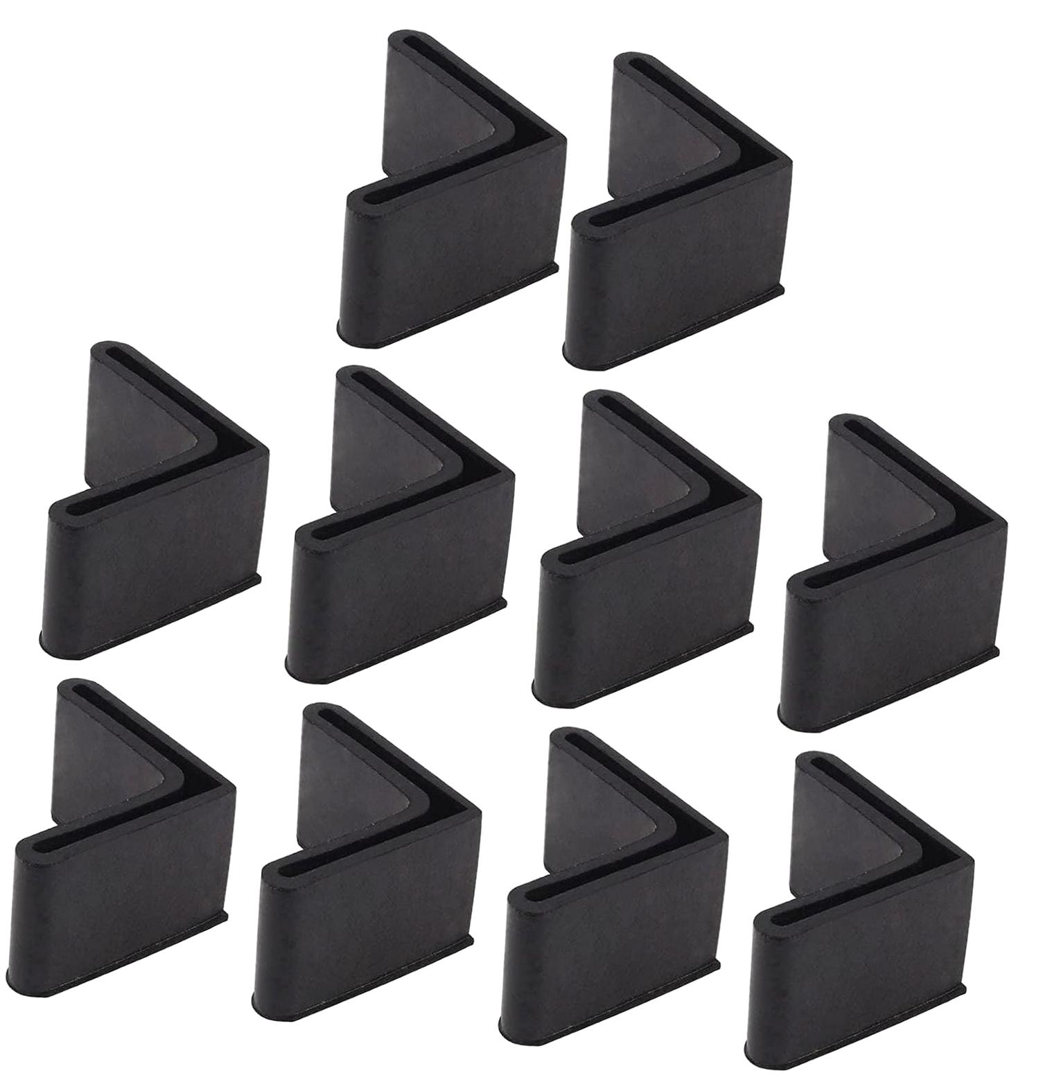 Myst Design 10PCS 35mm x 35mm L Shaped Rubber Angle Iron Caps ...